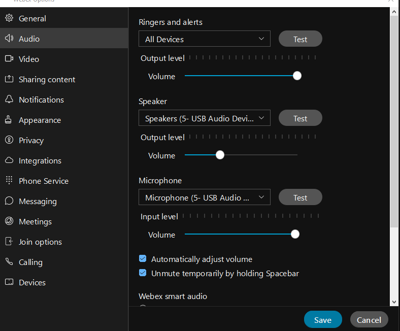 Webex Softphone – Psychiatry Help Desk – UW–Madison